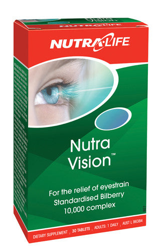 Nutra-Life Nutra Vision - Helps to Relieve Eyestrain and Computer Eyes ...
