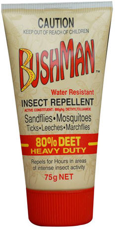 Bushman Insect Repellent 80% Deet Heavy Duty 75g – NZ Pharmacy Connect