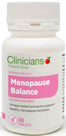 Clinicians Menopause Balance Tablets 30 – NZ Pharmacy Connect