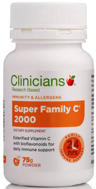 Clinicians Super Family C 2000 Powder 75g – NZ Pharmacy Connect