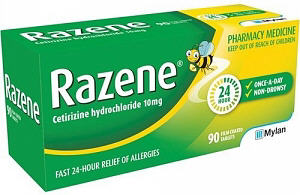Razene Tablets 10mg 90 – NZ Pharmacy Connect
