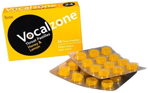 Vocalzone Throat Pastilles 24 - Honey & Lemon – NZ Pharmacy Connect